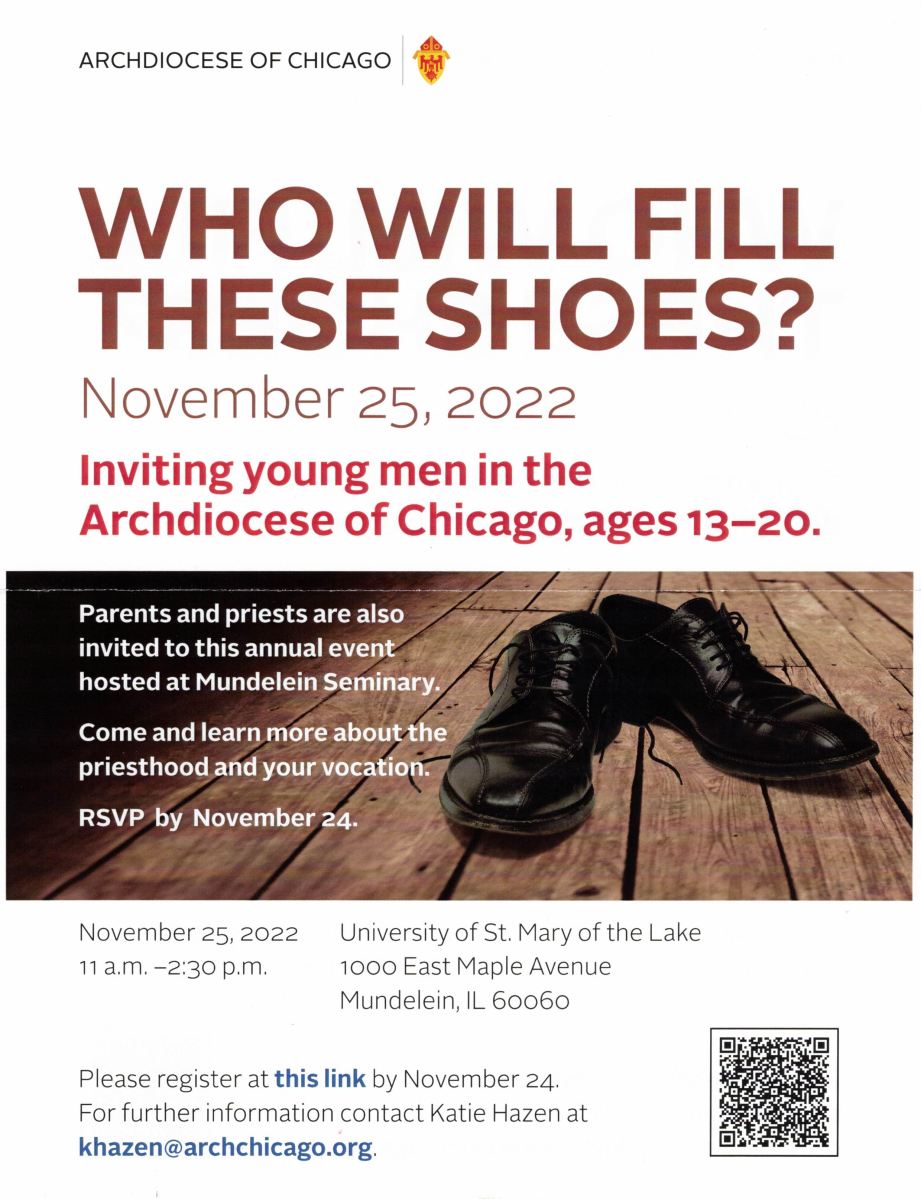 fill shoes | St. Faustina Kowalska Parish